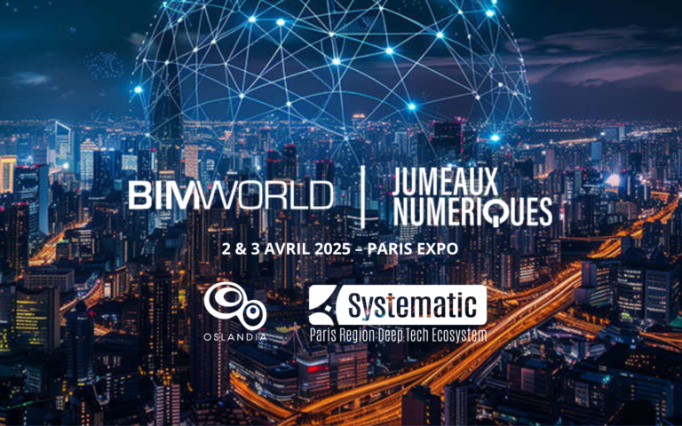 BIM World | Jumeaux Numériques – 2 & 3 avril 2025 – Oslandia